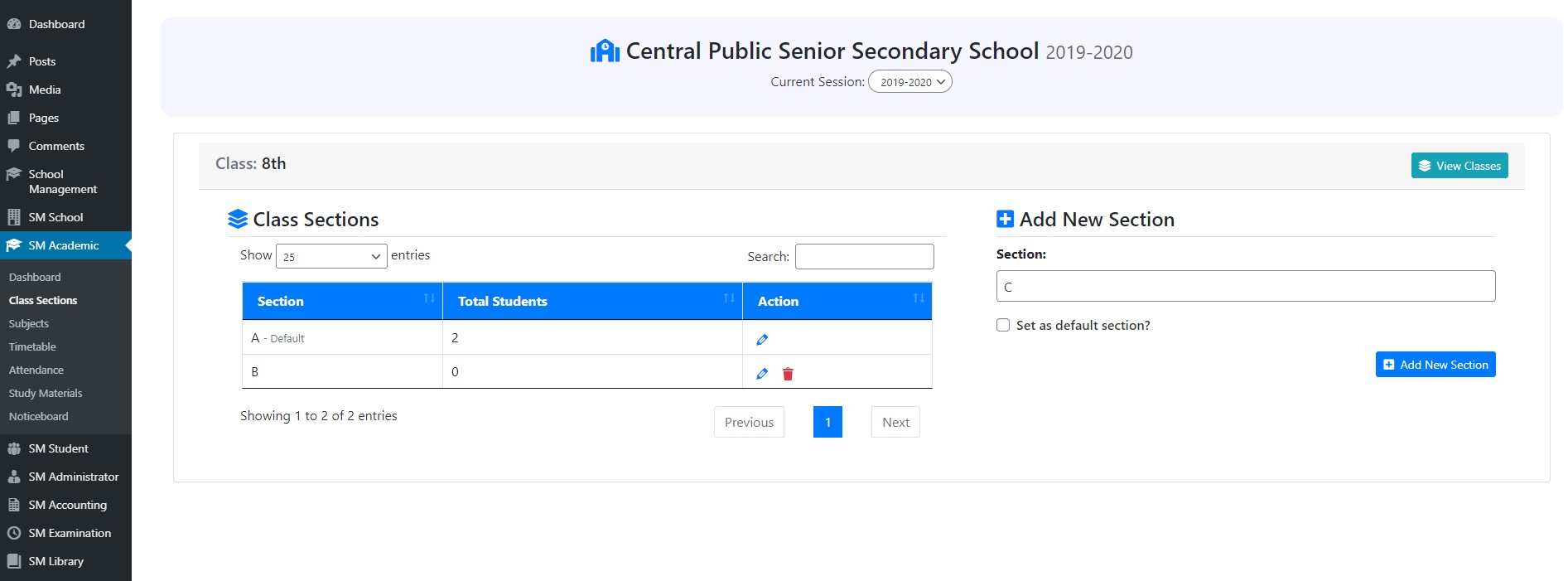School Management - Education & Learning Management system for WordPress by weblizar